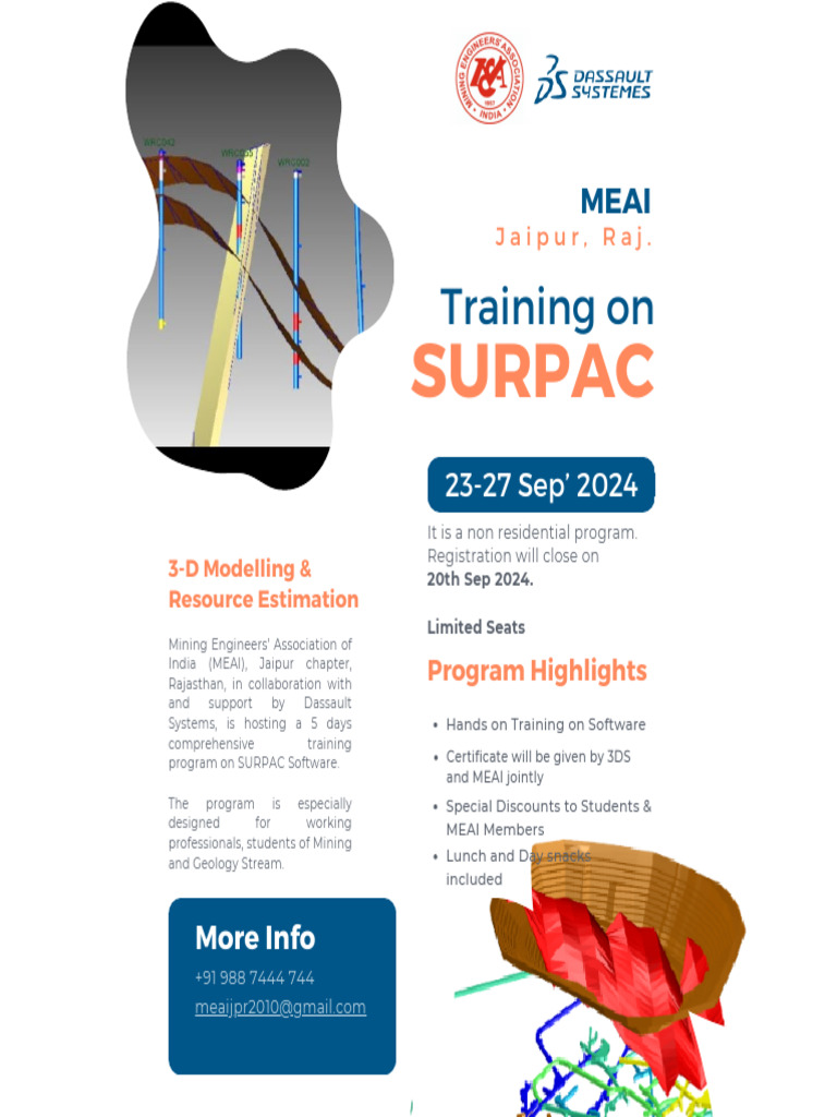 SURPAC Training - Brouchure | PDF
