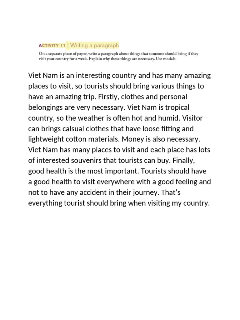 Essentials for Traveling in Vietnam | PDF