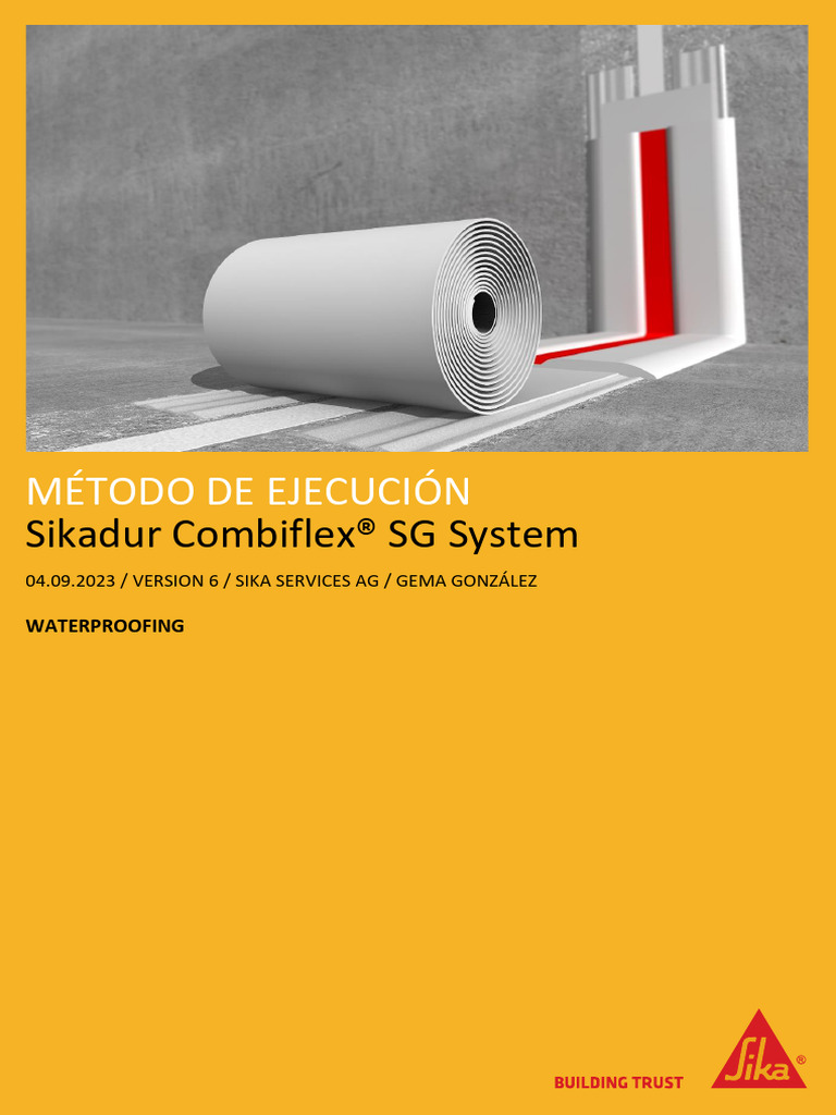 Sikadur Combiflex SG System ES | PDF | Hormigón | Soldadura