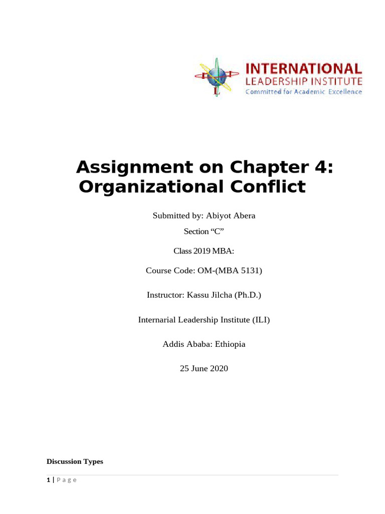 7 Abiyot Abera OB Assignemnt | PDF | Motivation | Motivational