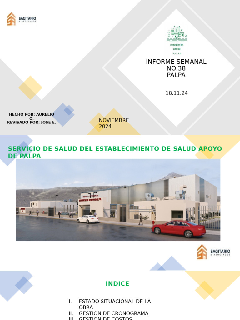 Palpa Informe Semanal No.38 - Noviembre 11-Rev.002 | PDF