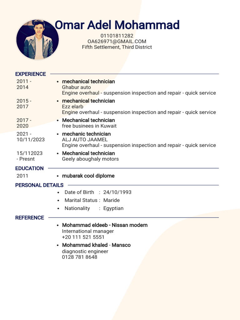Omar CV 2024 | PDF