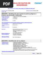 Comex - Ficha Tecnica - Velmar | PDF | Pintar | Materiales