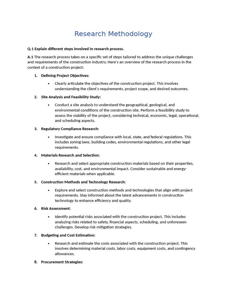 Research Methodology Assignment 1 | PDF | Risk Management | Regulatory ...