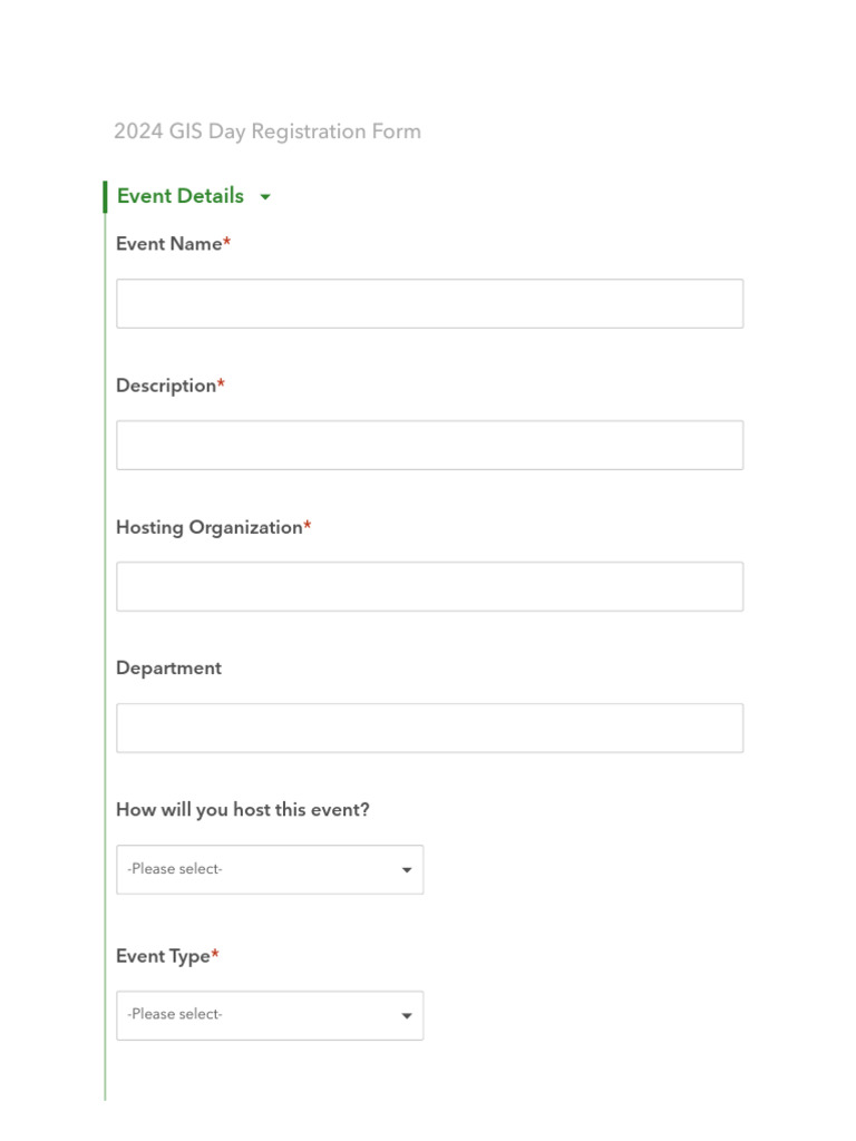 2024 GIS Day Registration Form | PDF