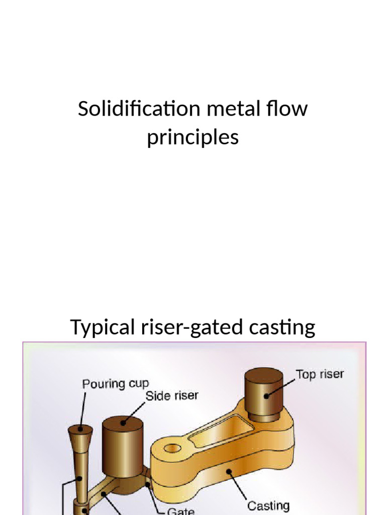 Metal Flow and Casting Principles Guide | PDF | Steel | Materials