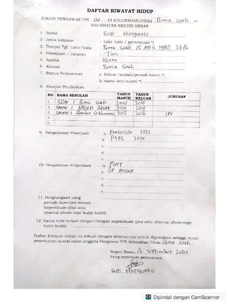 DRH Sugi Hariyanto | PDF