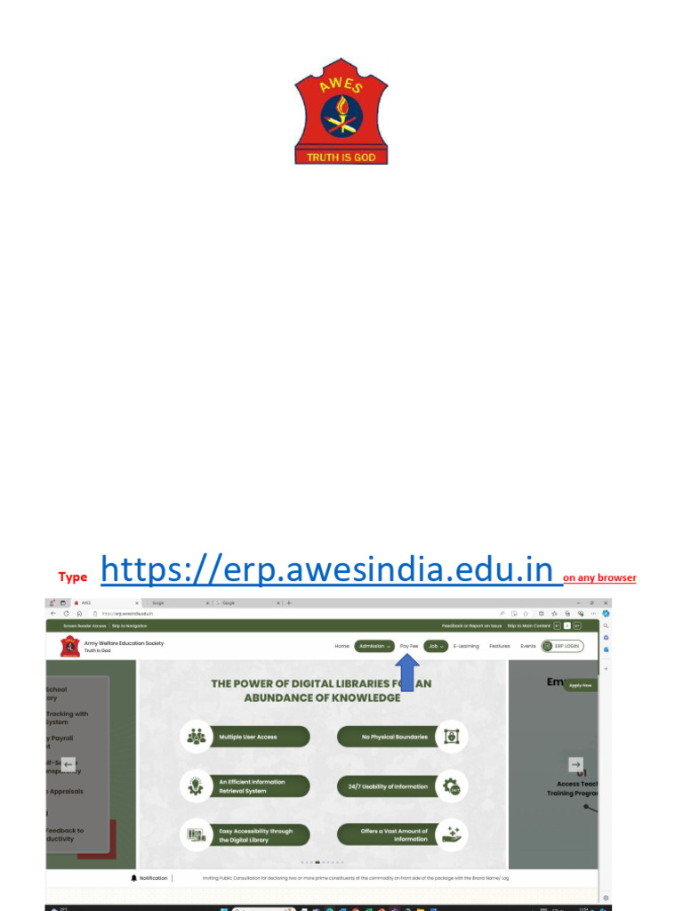 Fee Payment Steps For APS Khadki | PDF | Finance & Money Management