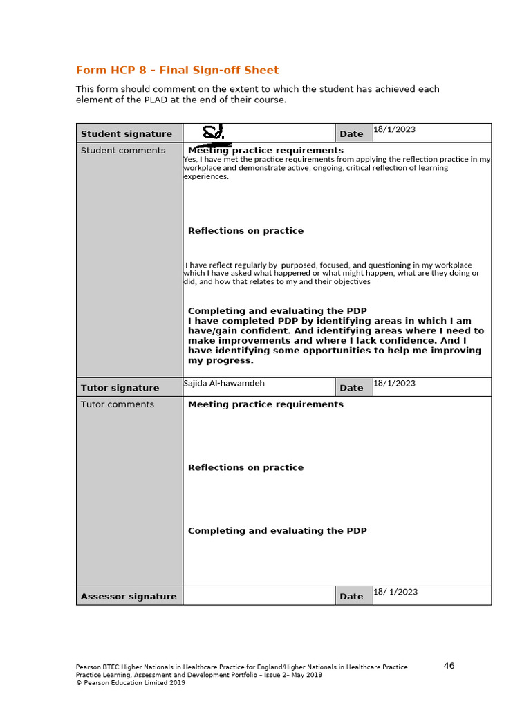 Form HCP 8 - 2 Ds. | PDF