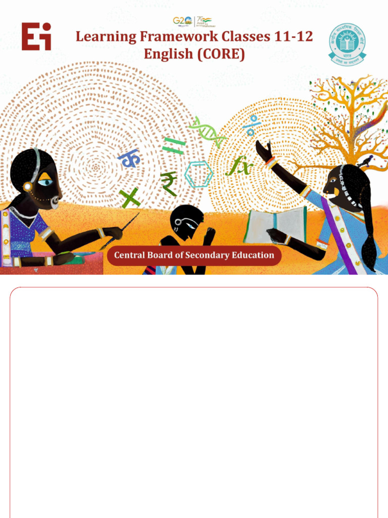 Learning Framework For Classes 11-12 English (CBSE) | PDF | Learning ...