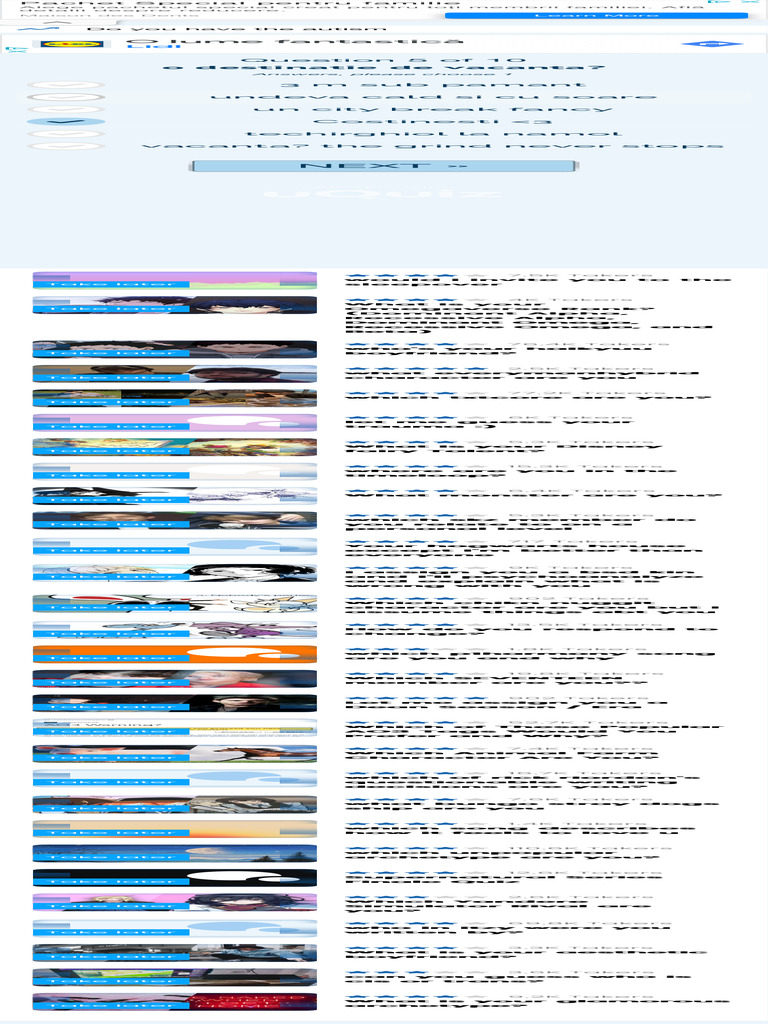 Quirky Personality Quizzes | PDF