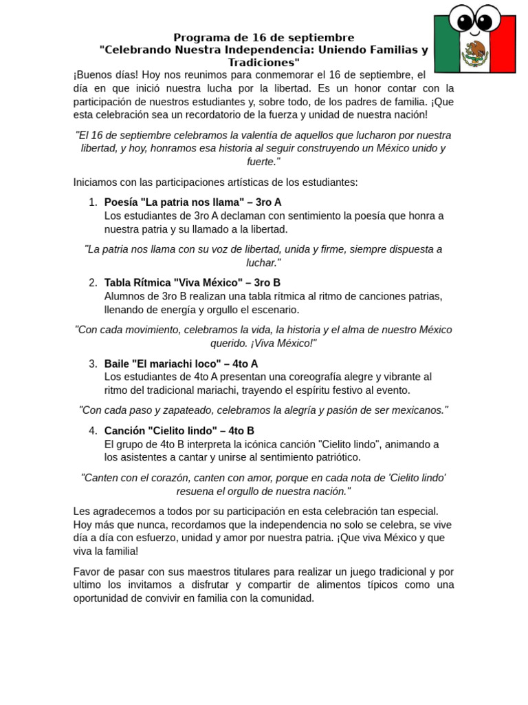 Programa Asamblea | PDF