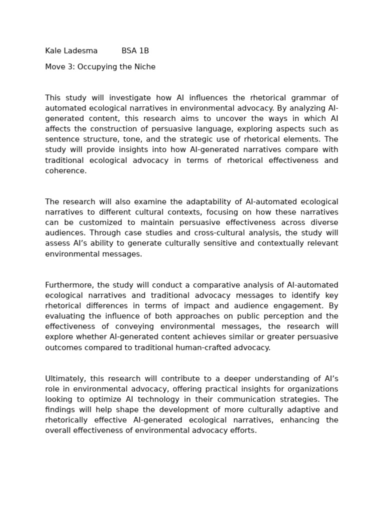 Ai Based Research Sample | PDF | Social Science