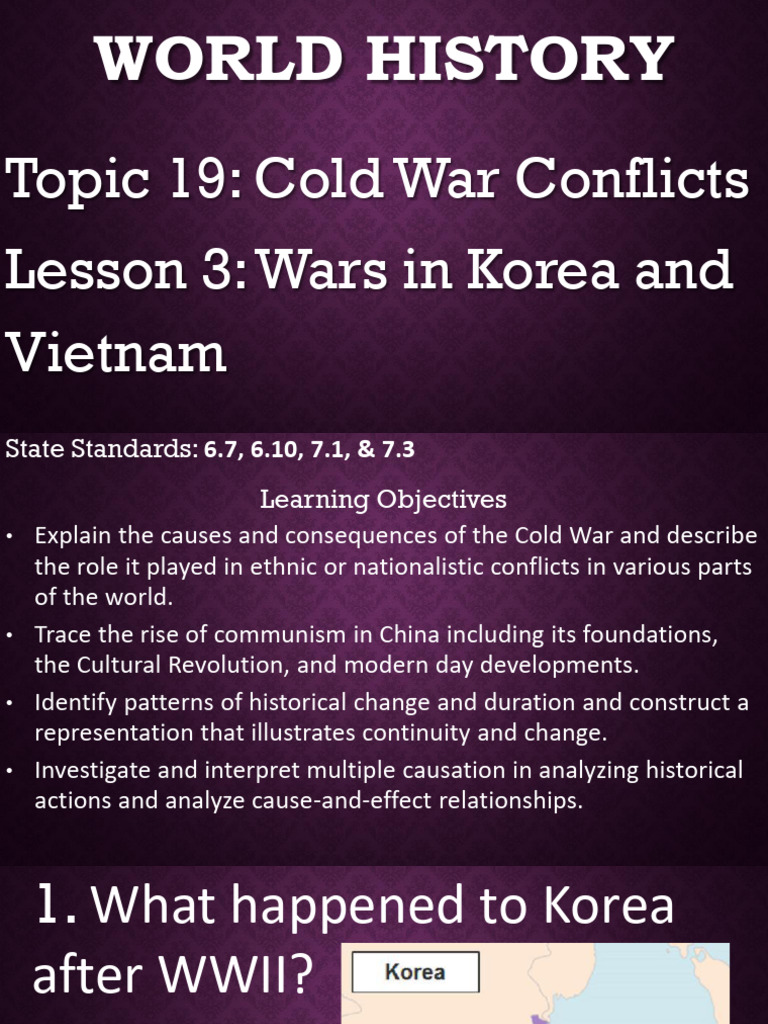 Cold War: Korea and Vietnam Wars | PDF | Vietnam War | Ngo Dinh Diem