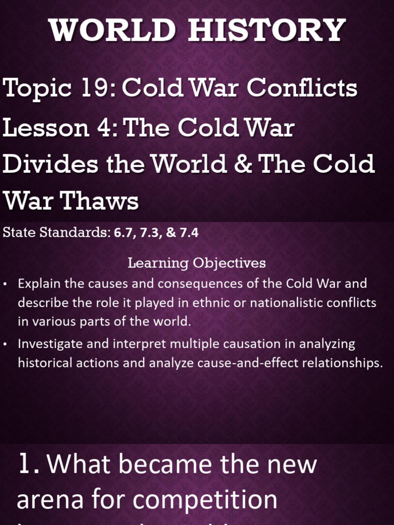 Topic 19 Lesson 4 Power Points | PDF | Leonid Brezhnev | Cold War