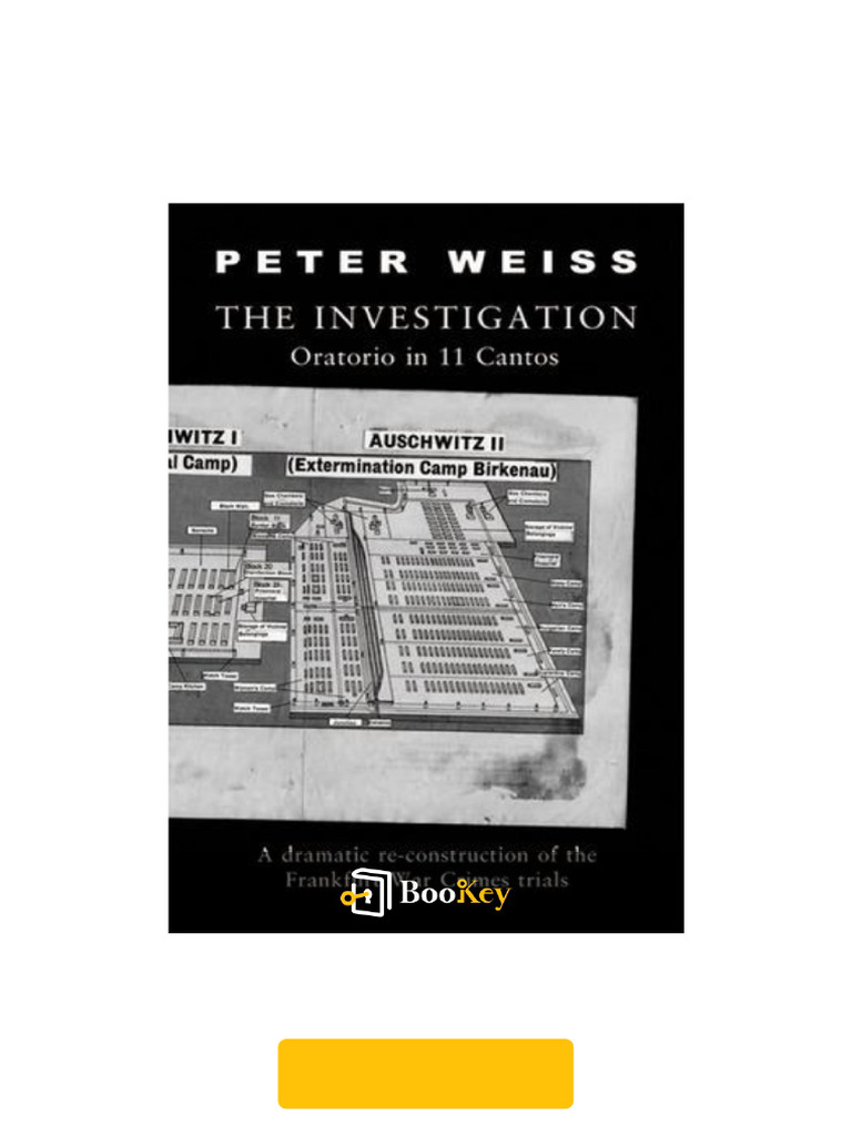 Weiss's "The Investigation": Holocaust Truths | PDF | Social Science ...