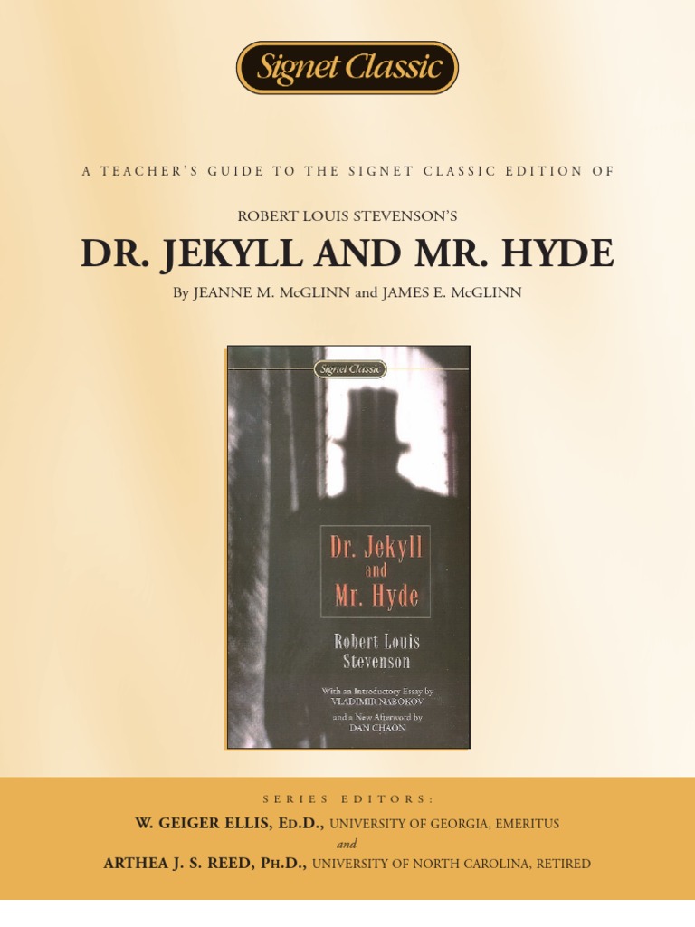 Teacher's Guide to Dr. Jekyll and Mr. Hyde | PDF | Strange Case Of Dr ...
