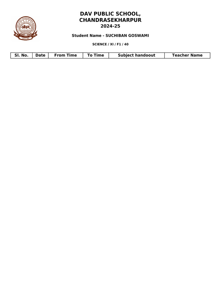 Student Course Coverage Report | PDF