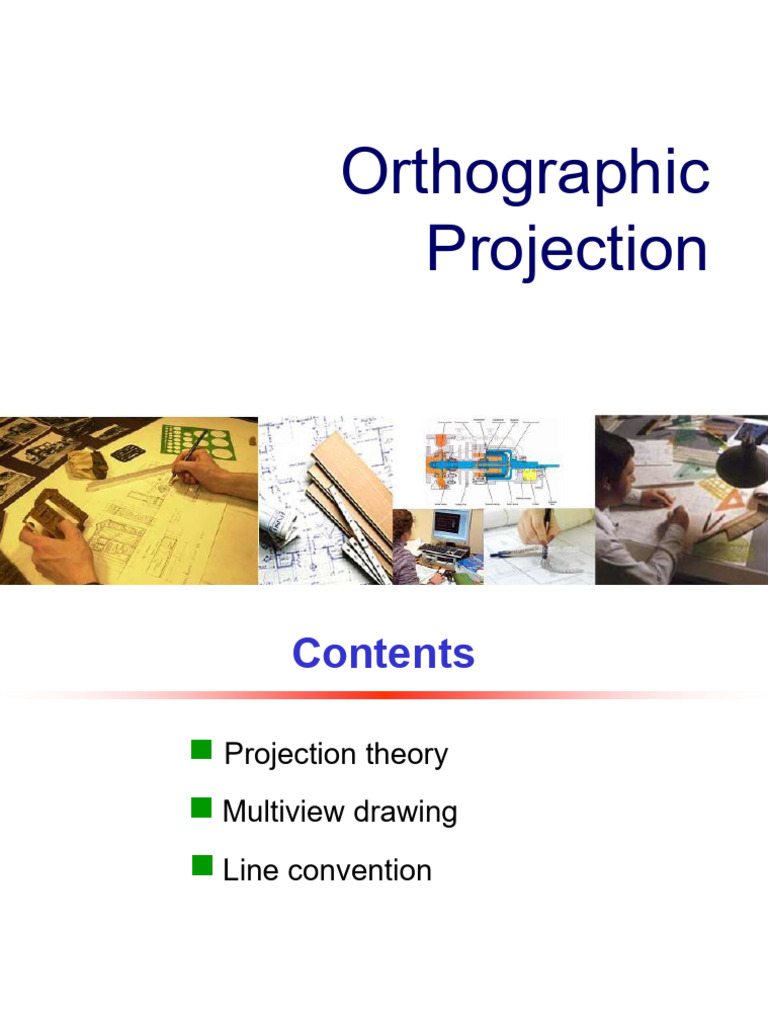 Orthographic Projection and Multiview Drawing | PDF | Classical ...