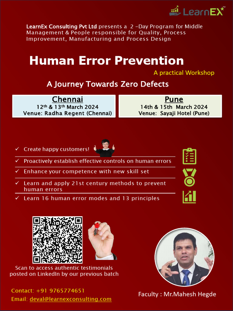 Human Error Prevention Program Details March 2024 1709095644 | PDF