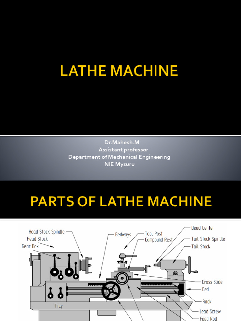 Lathe Machine | PDF