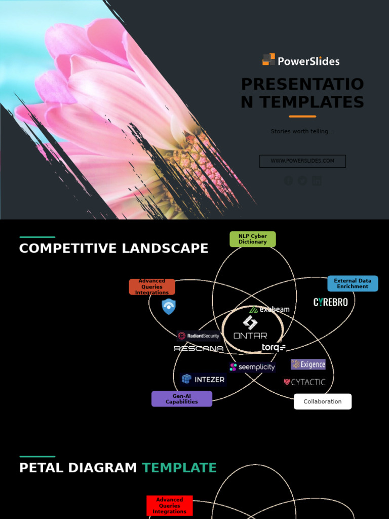 Petal Diagram Template 00 | PDF | Business Economics | Business