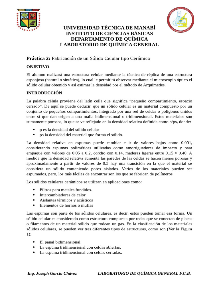 Practica 2 | PDF | Sólido | Densidad