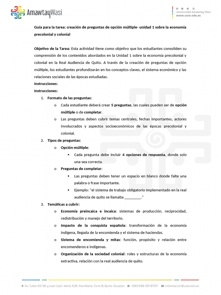 Tarea Individual. Unidad 1. Semana 4. | PDF | Finanzas y dinero