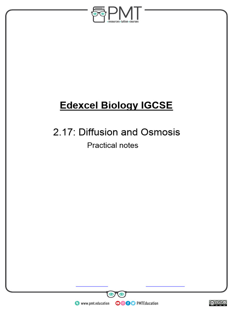 Investigating Diffusion and Osmosis | PDF | Water | Chemistry