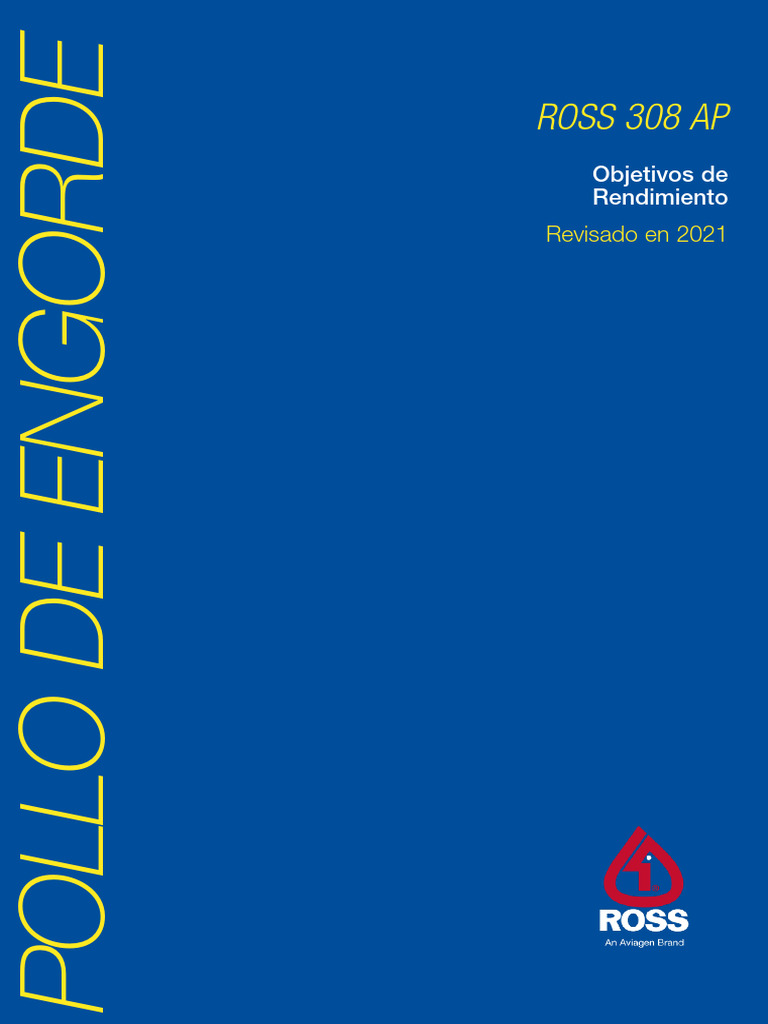 2 Ross308AP Broiler PerformanceObjectives 2021 ES | PDF | Pollo ...