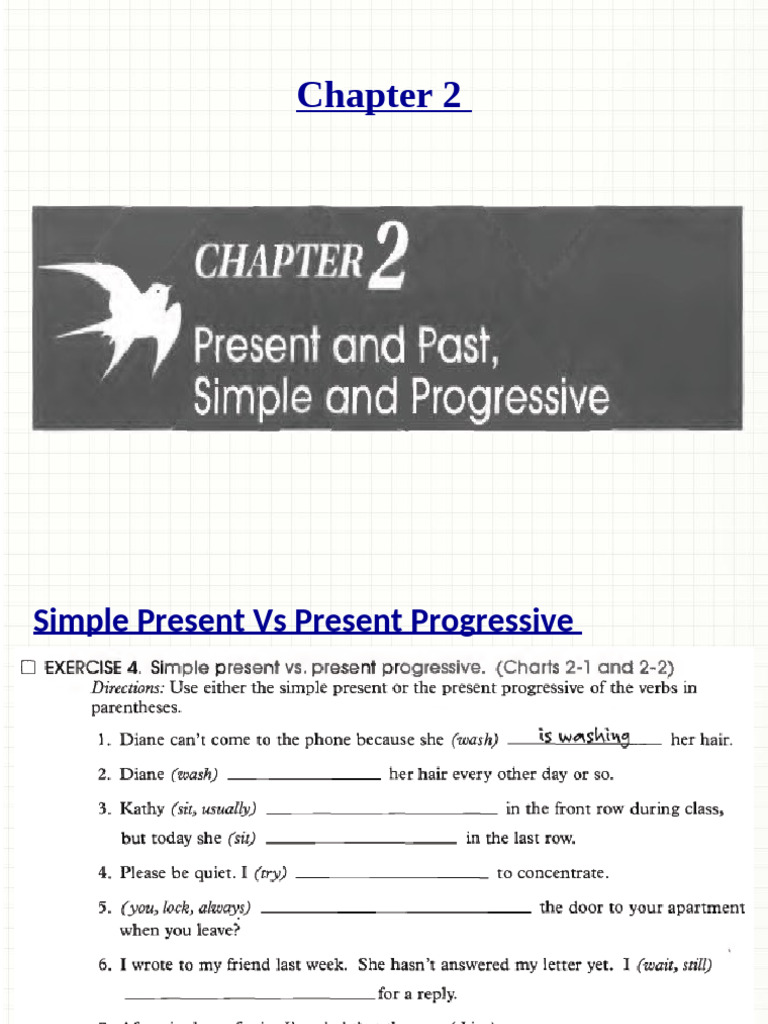 ChII-Present-Past Simple-Progr | PDF