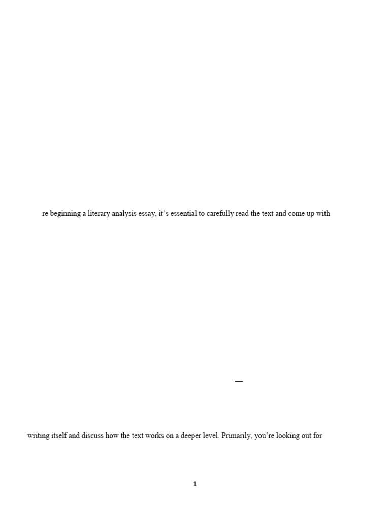 Literary Analysis: A Comprehensive Guide | PDF | Essays | Frankenstein