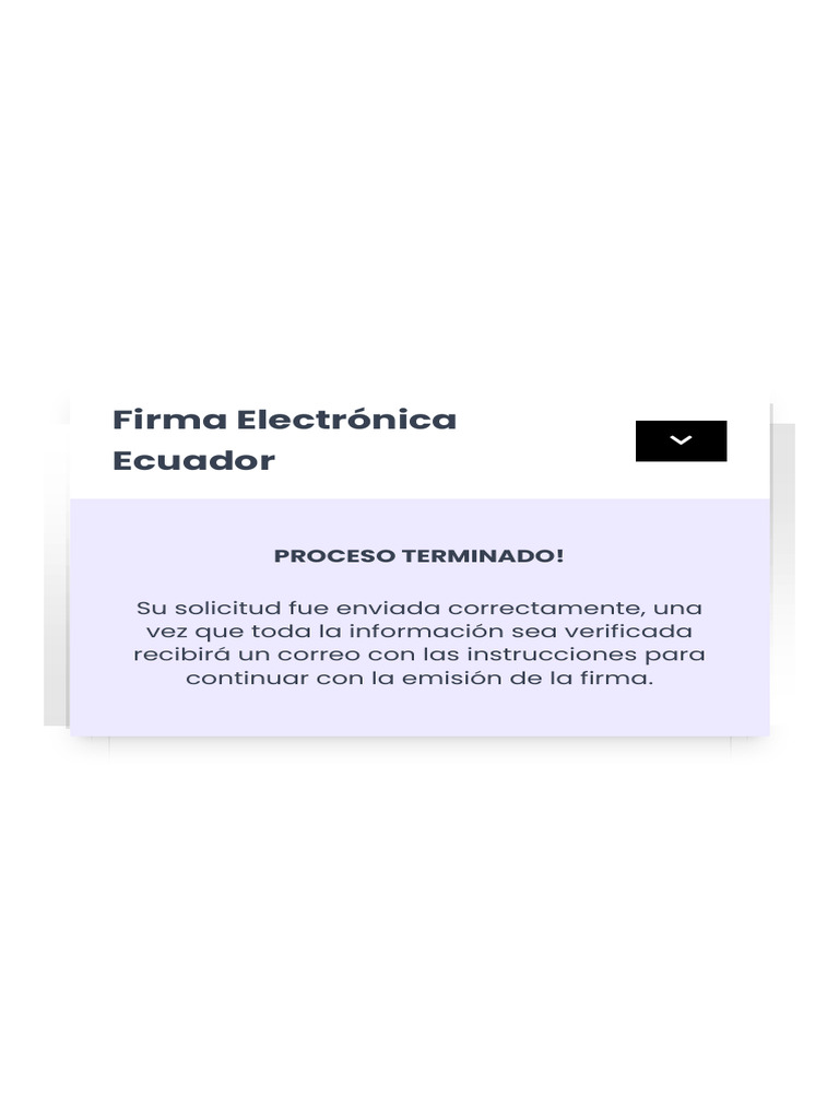 Solicitud de Firma Electrónica en Ecuador | PDF