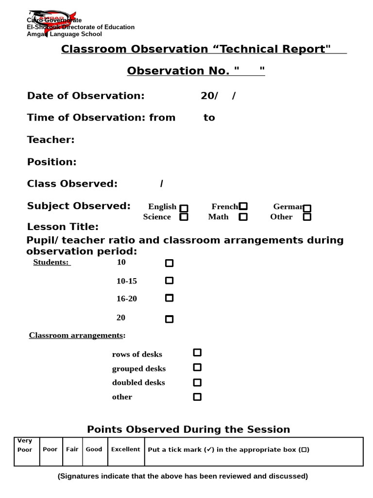 Class Visit General | PDF