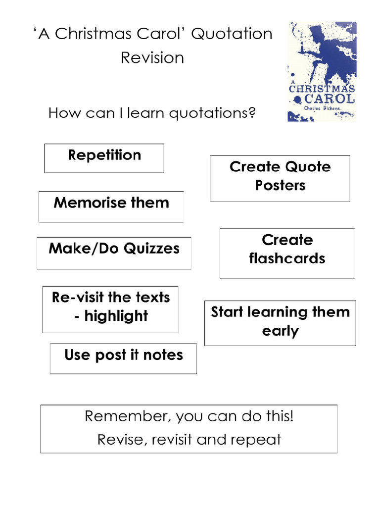 ACC Key Quotes by Character | PDF | Ebenezer Scrooge | Tiny Tim (A ...