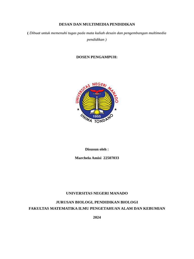 Desain Dan Multimedia Pendidikan | PDF | Karier & Perkembangan