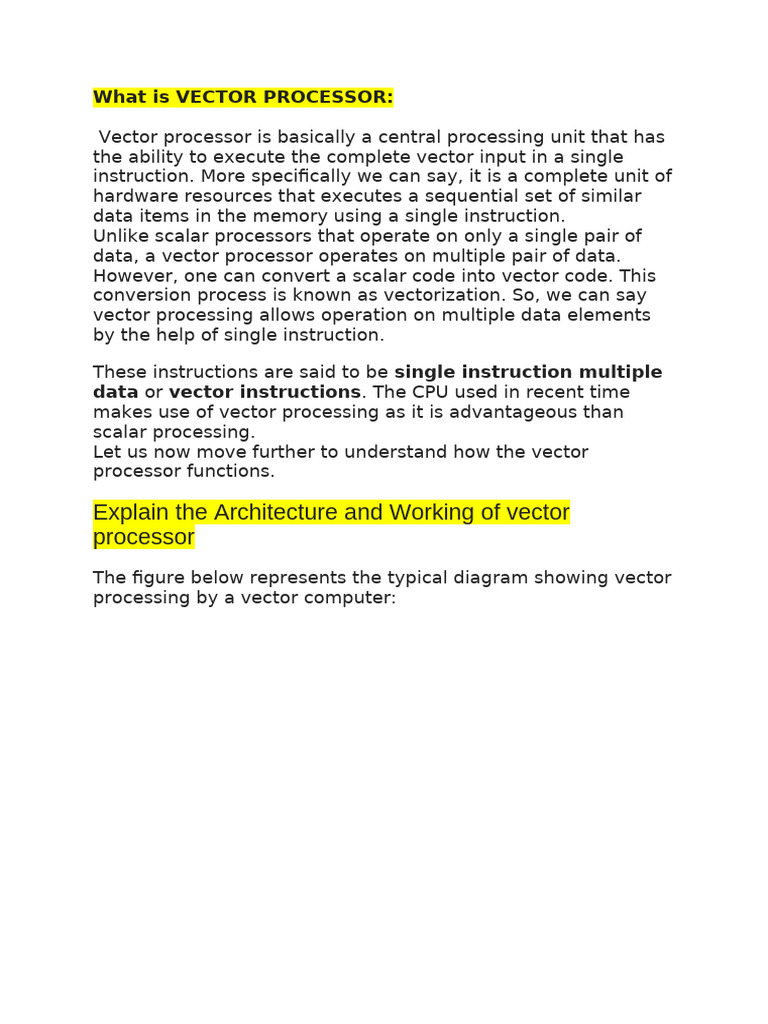 VLIW ARCHITECTURE and Pipeline | PDF | Central Processing Unit | Computer Architecture