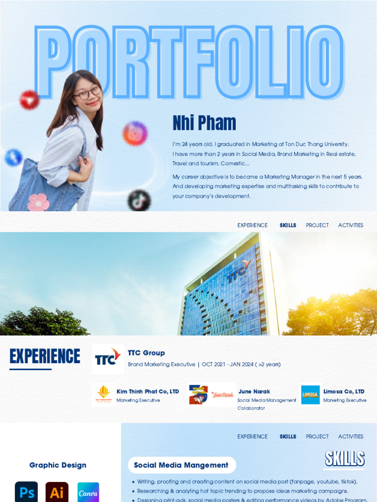 Portfolio-Pham Thi Tuyet Nhi | PDF