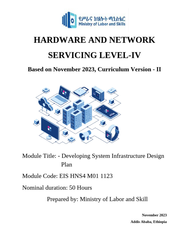 M01 - Developing System Infrastructure Design Plan | PDF | System ...