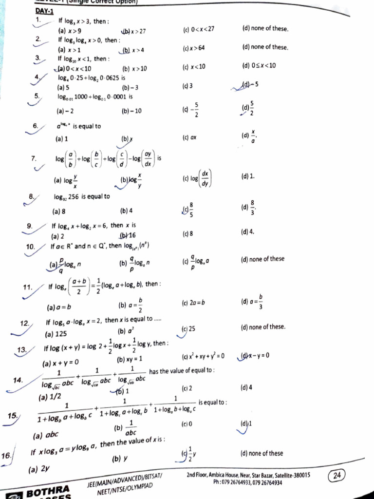 Logarithm | PDF | Logarithm | Mathematics