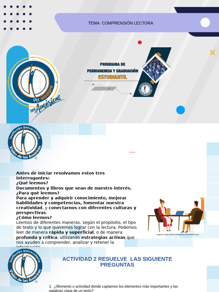 ACTIVIDAD 6 Comprension Lectora.r | PDF | Comprensión lectora | Aprendizaje