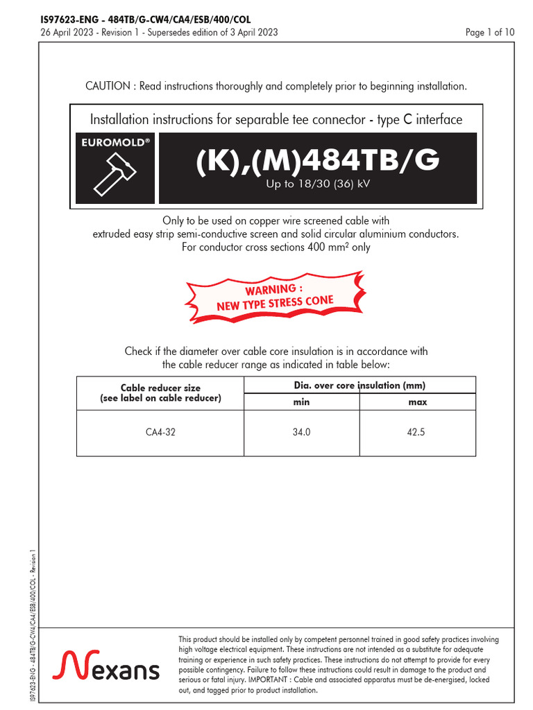 Is97623-Eng - 484TB - G-CW4 - Ca4 - Esb - 400 - Col R01 Z03 | PDF | Electrical Connector ...