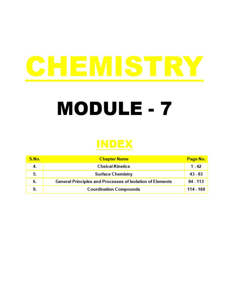 RBFC Neet Chem 7 | PDF | Reaction Rate | Chemical Kinetics