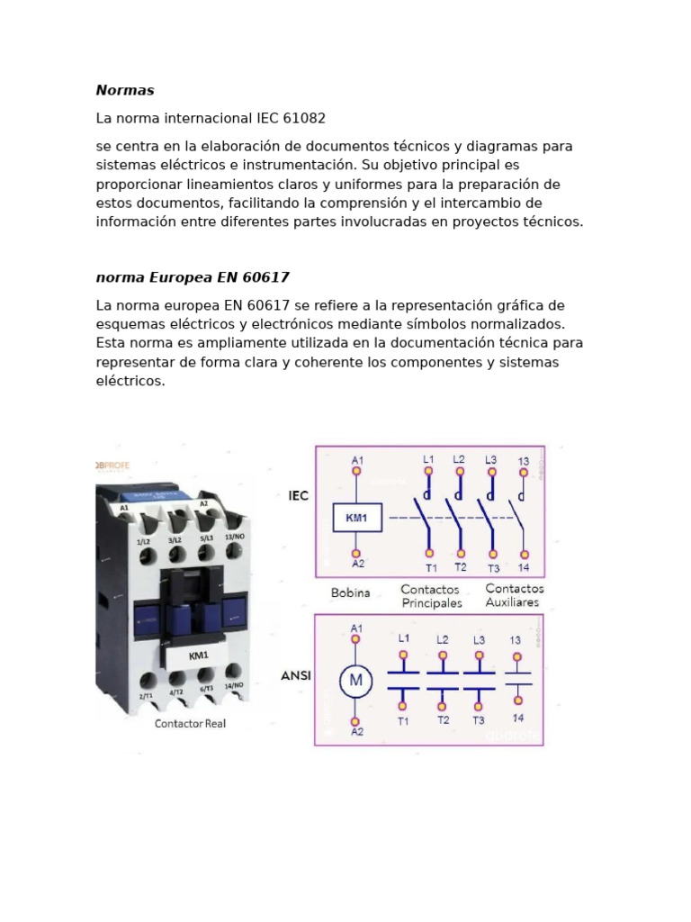 Normas IEC 61082 y EN 60617 para Documentación Técnica | PDF