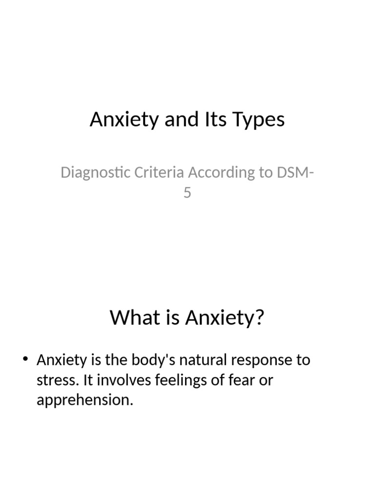 Anxiety Duration Therapies Treatments Specifiers DSM5 | PDF | Anxiety ...