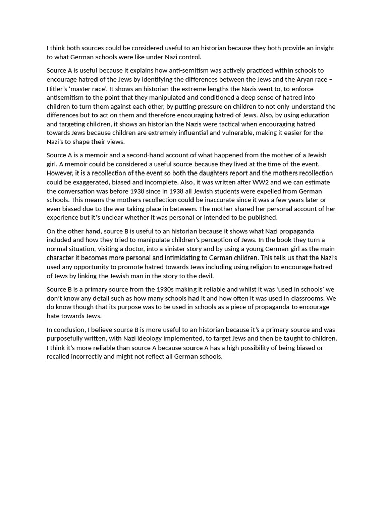 History Homework - Germany Practice Q4 | PDF | Antisemitism | Nazi Germany