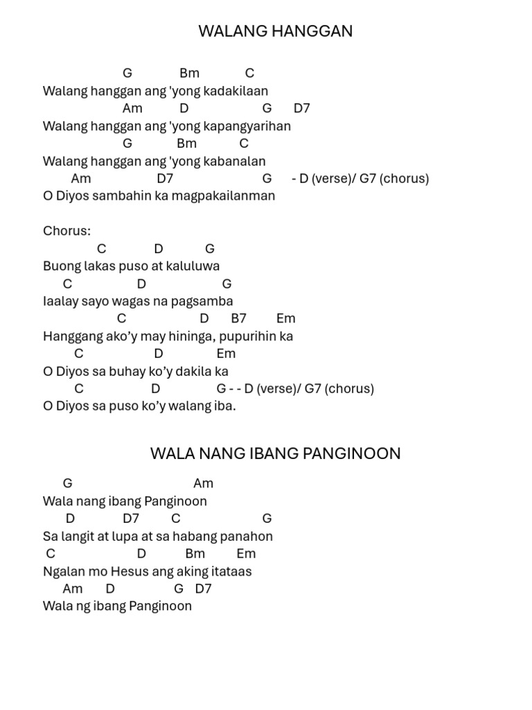 Walang Hanggan-Wala Nang Ibang Panginoon | PDF