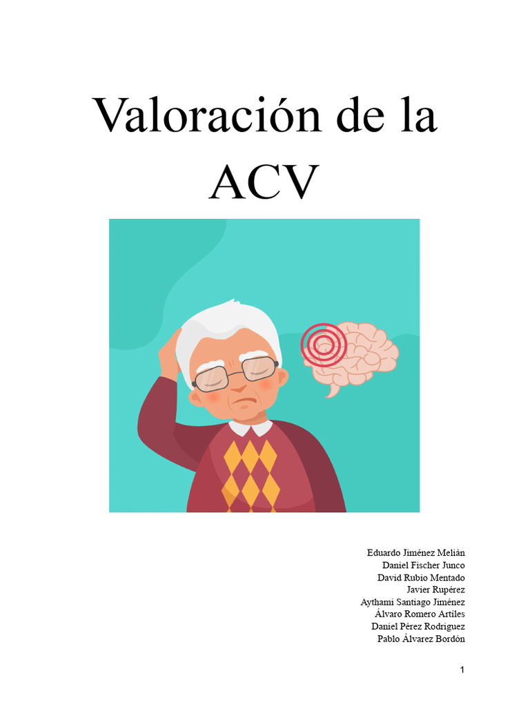 Valoración Fisioterapeútica Del Acv | PDF | Carrera | Isquemia