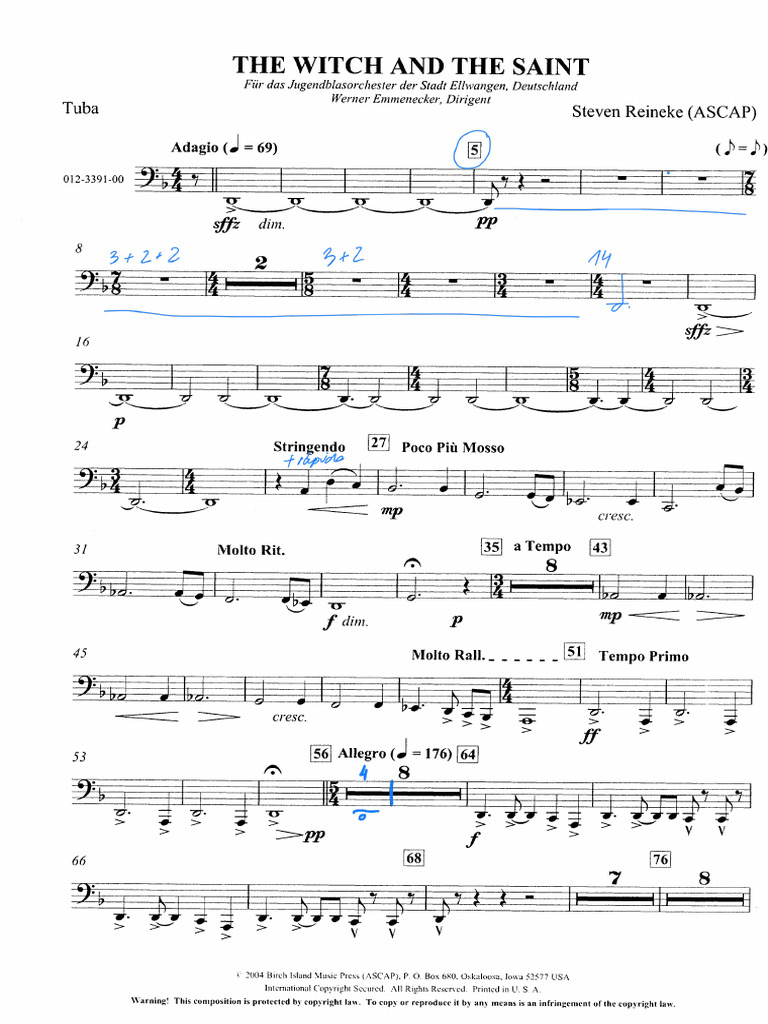 La Bruja y La Santa - Tuba | PDF