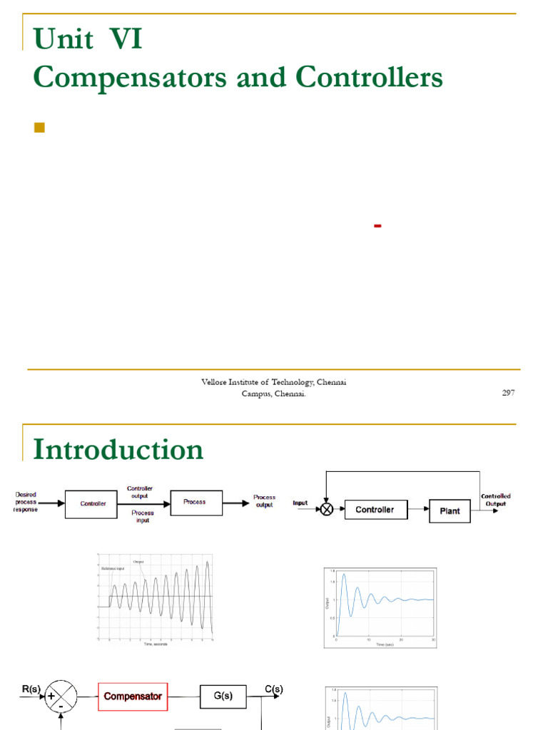 BEEE303L - CS - Lecture Notes - Module 6, 7 | PDF | Control Theory ...